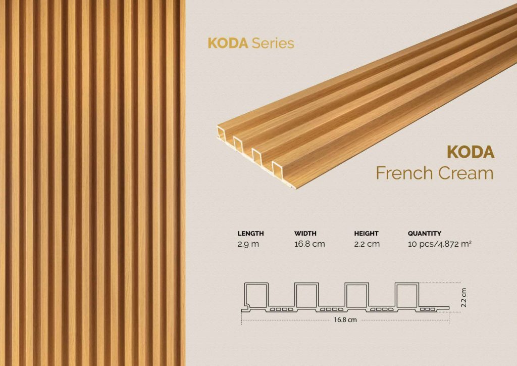 WALLPANEL GAIA | FRENCH CREAM | KODA SERIES - Pilar8